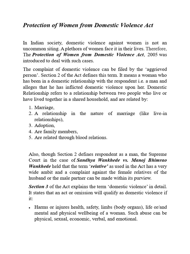 Domestic Violence | PDF | Domestic Violence | Human Rights