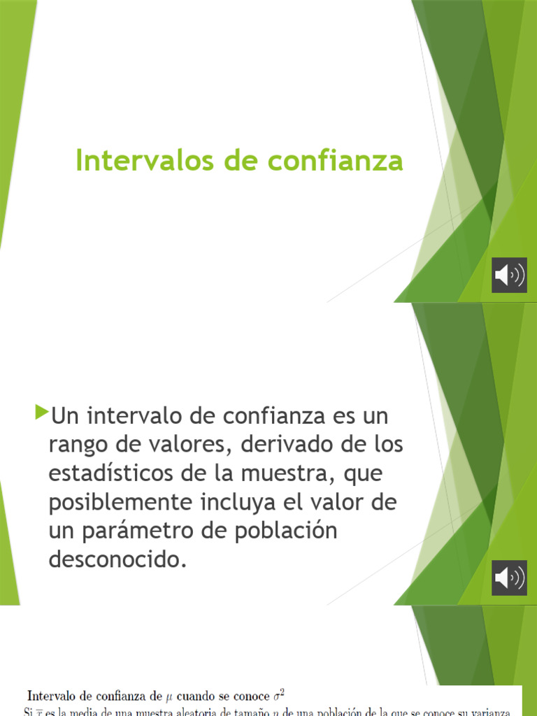 Intervalos de Confianza en Estadística | PDF | Intervalo de confianza ...