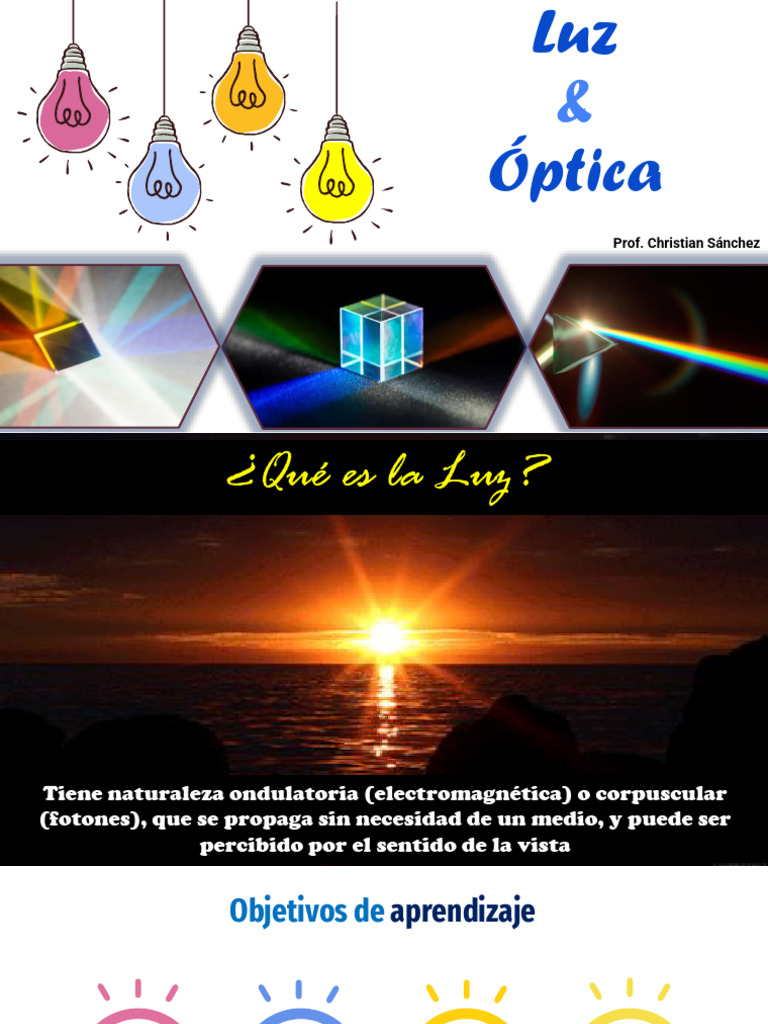 5 ÓPTICA - Reflexión y Refracción v24 | PDF | Ligero | Óptica