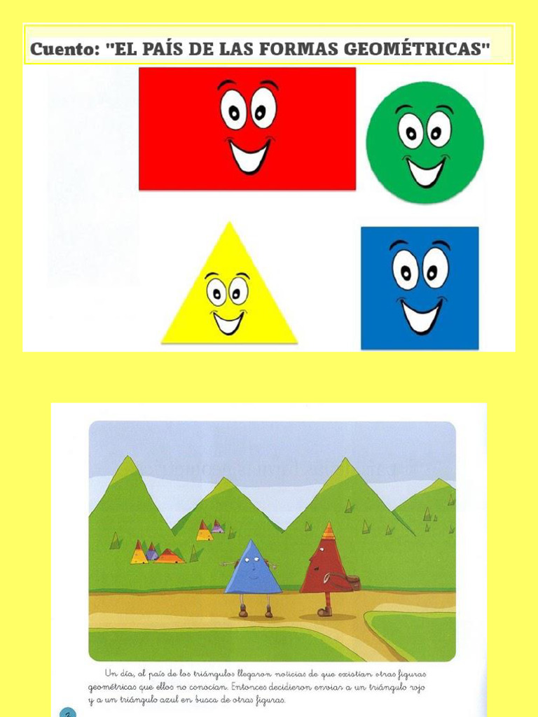 CUENTO INFANTIL EL PAIS DE LAS FORMAS GEOMÉTRICAS | PDF