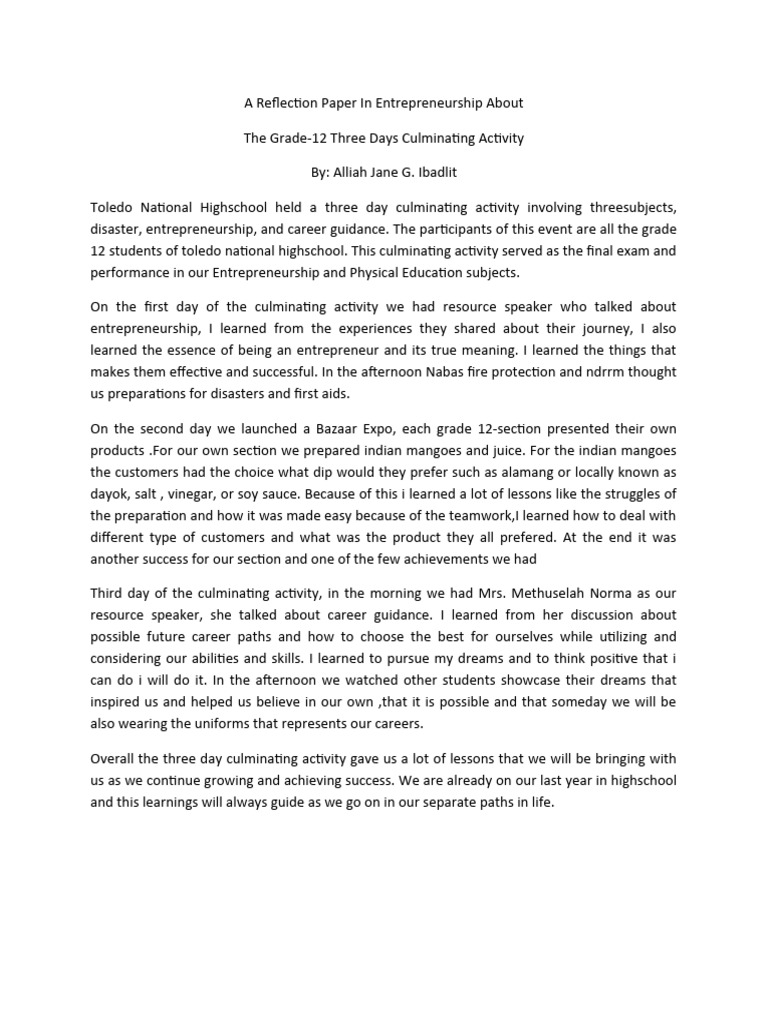 A Reflection Pa-WPS Office | PDF