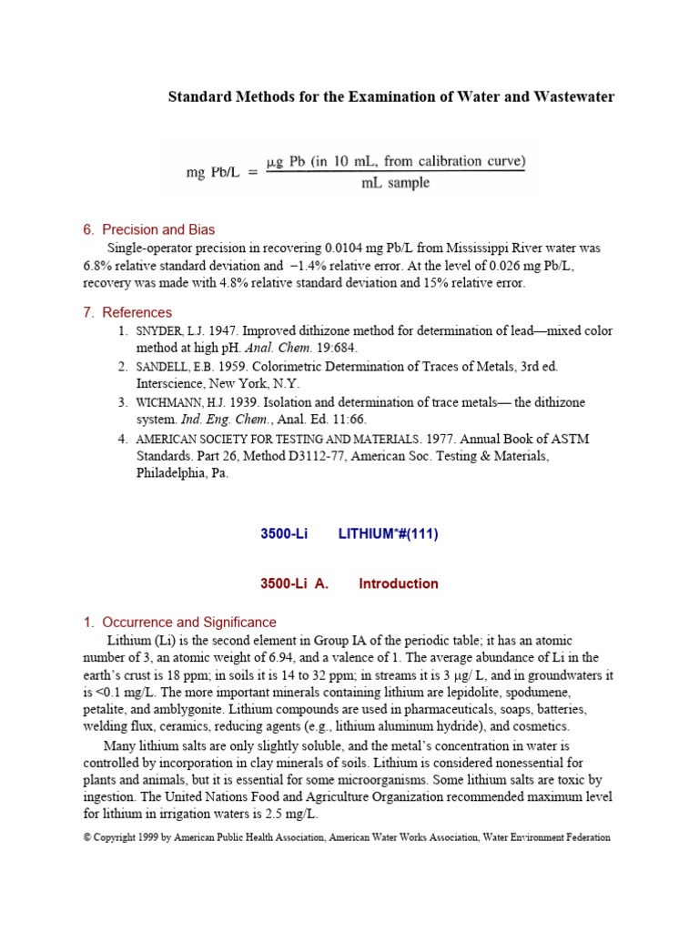 Flame Emission Photometric Method | Download Free PDF | Magnesium | Water