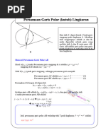 Persamaan Garis Singgung Ellips-1 | PDF