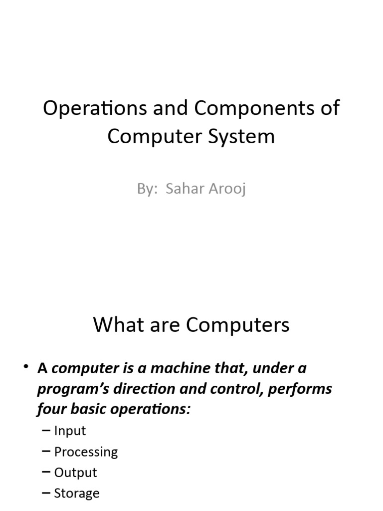 Lecture 2 | PDF | Computer Data Storage | Central Processing Unit