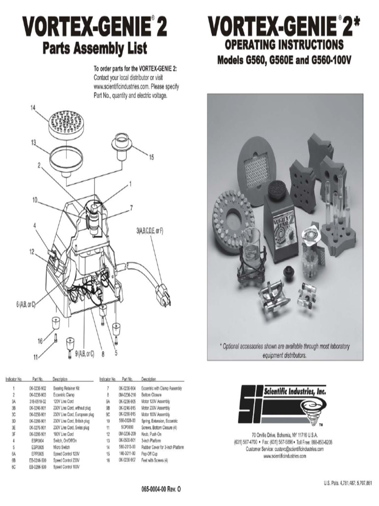 VORTEX-GENIE 2 Operating Instructions | PDF