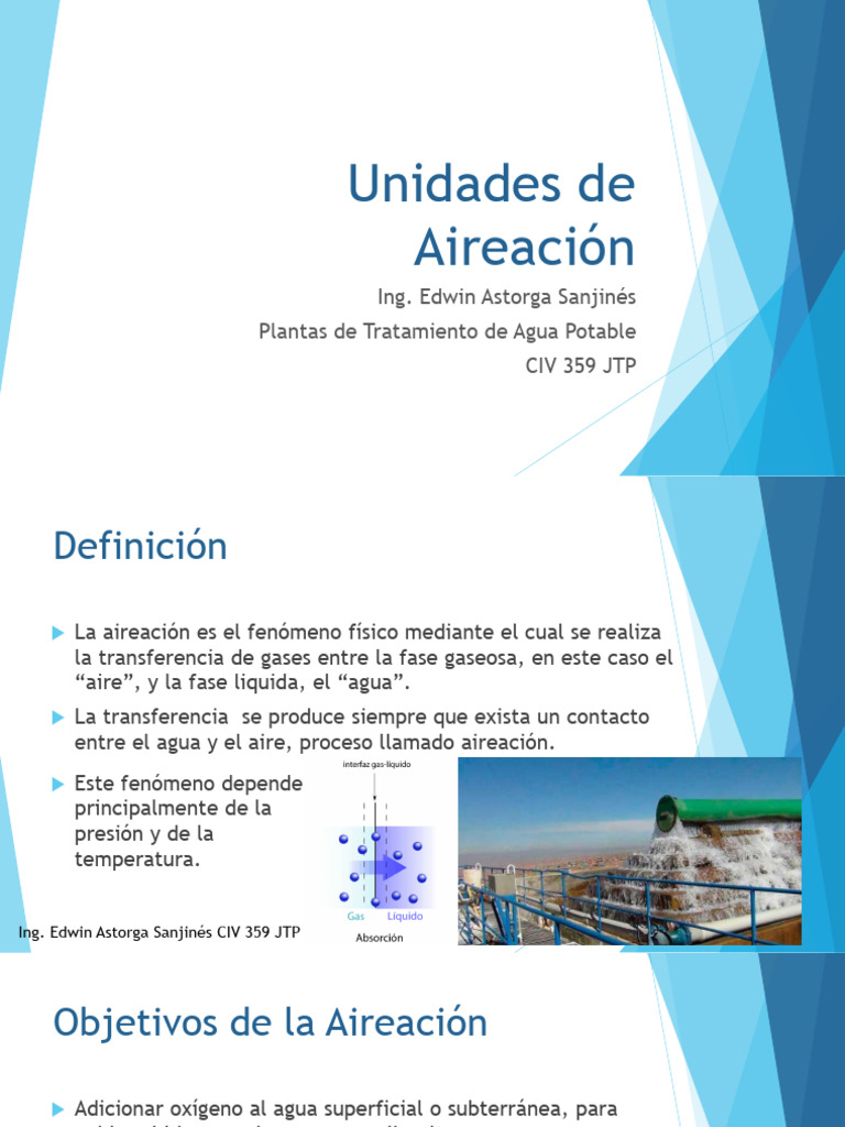 06 Aireación | PDF | Agua | Solubilidad