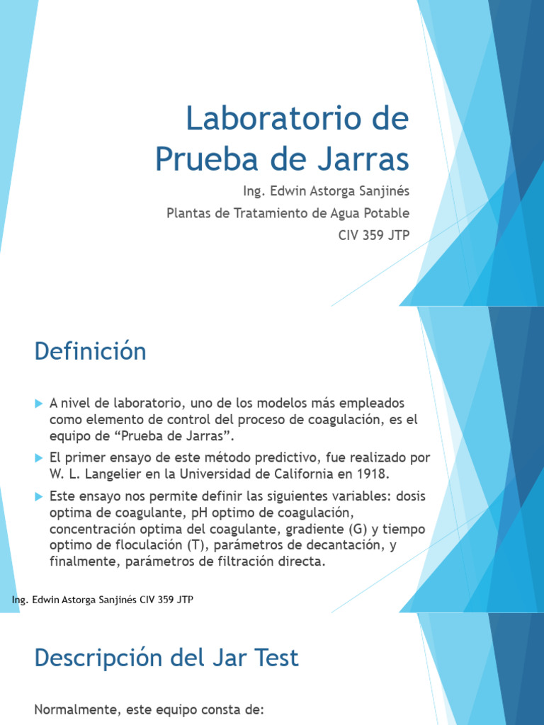 07 Lab. Prueba de Jarras | PDF