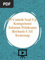Soal Emerging Skill Eselon IV III | PDF