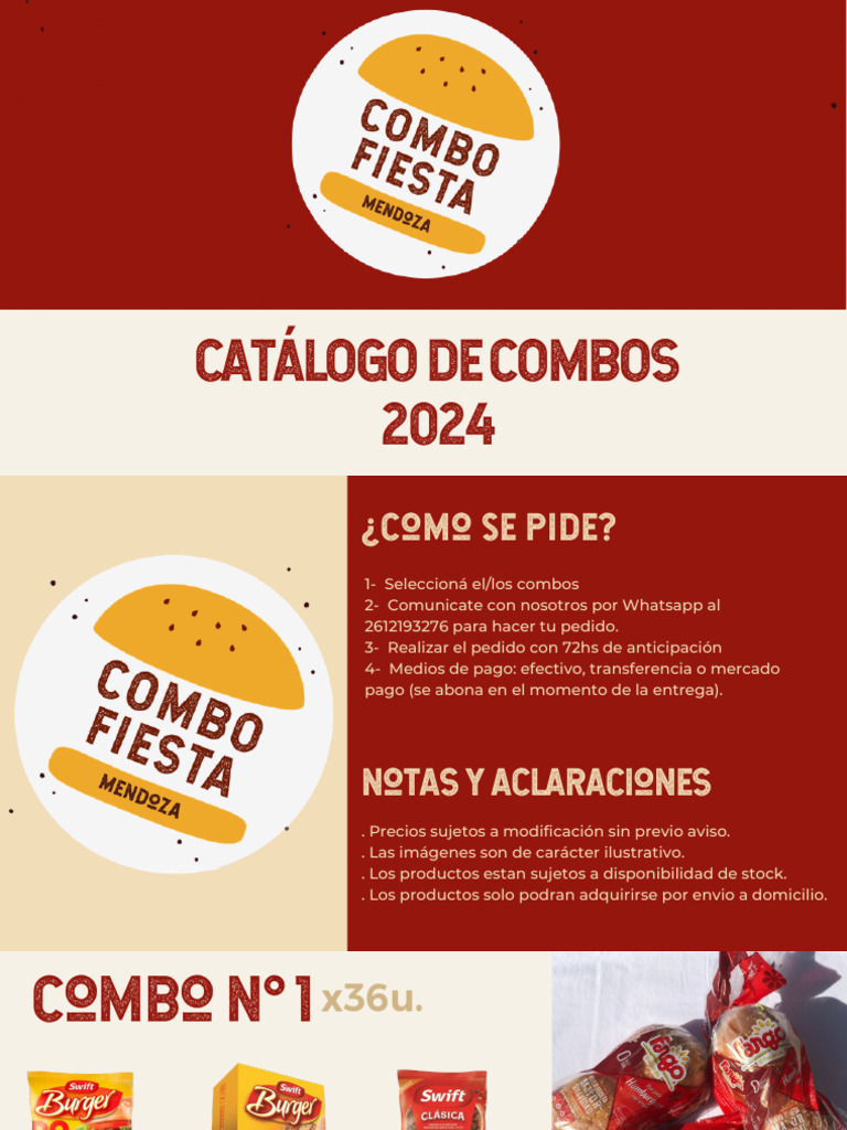COMBO FIESTA CATÁLOGO 2024 | PDF