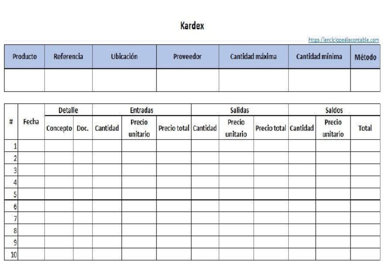Kardex 1 | PDF
