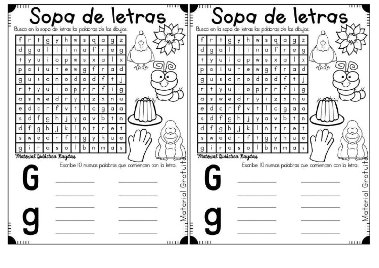 Palabras Con G | PDF