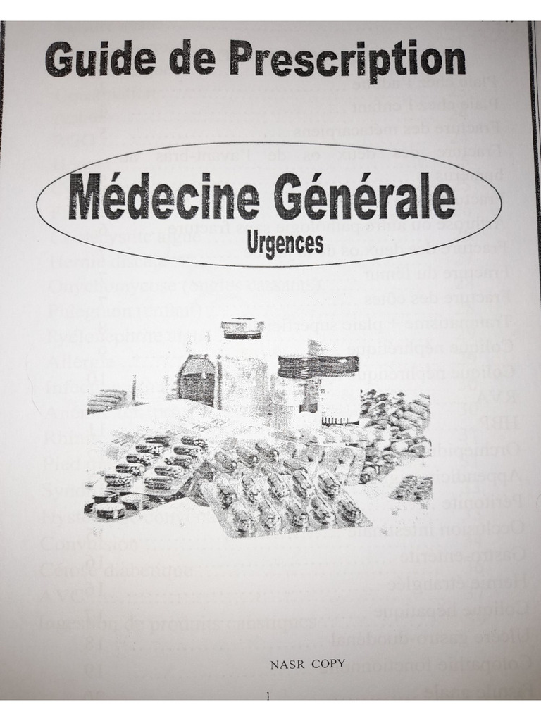 Guide Médecine Générale | PDF