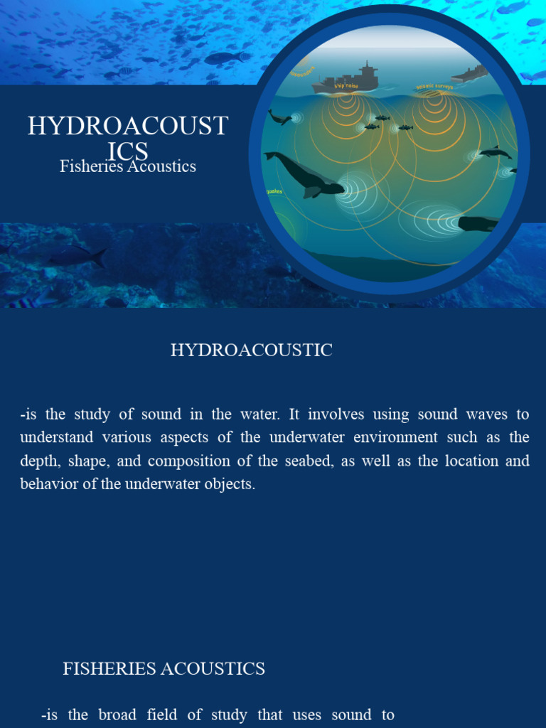Fisheries Acoustics | PDF | Sonar | Earth Sciences