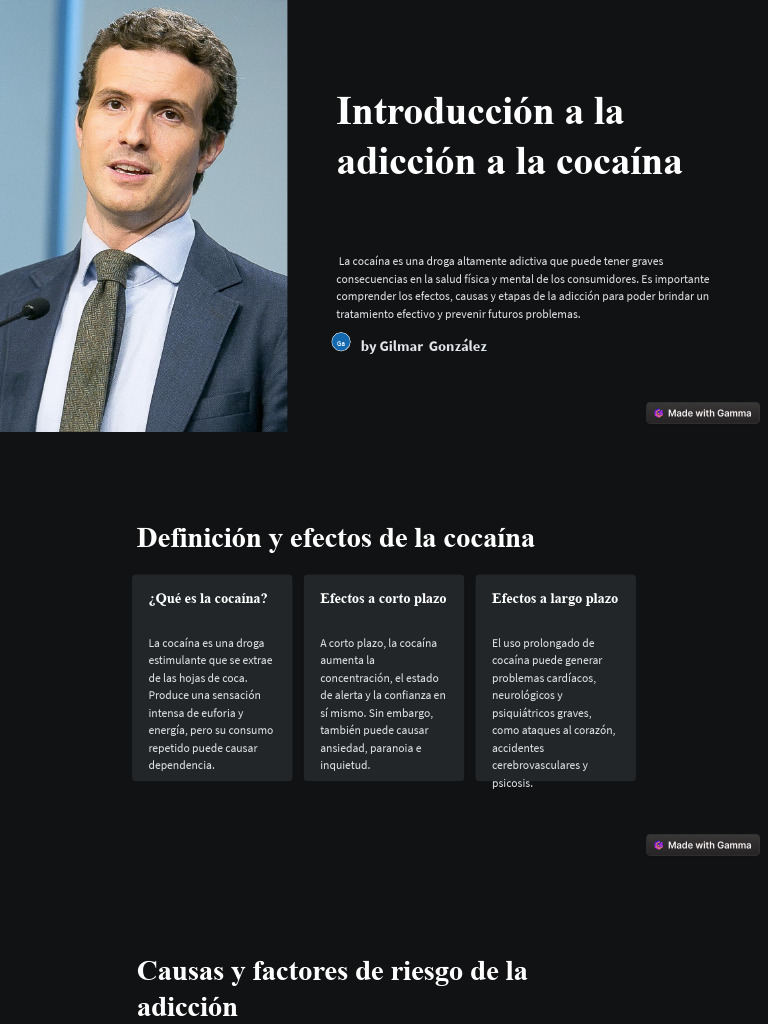 Introduccion A La Adiccion A La Cocaina | PDF | Cocaína | La dependencia de sustancias