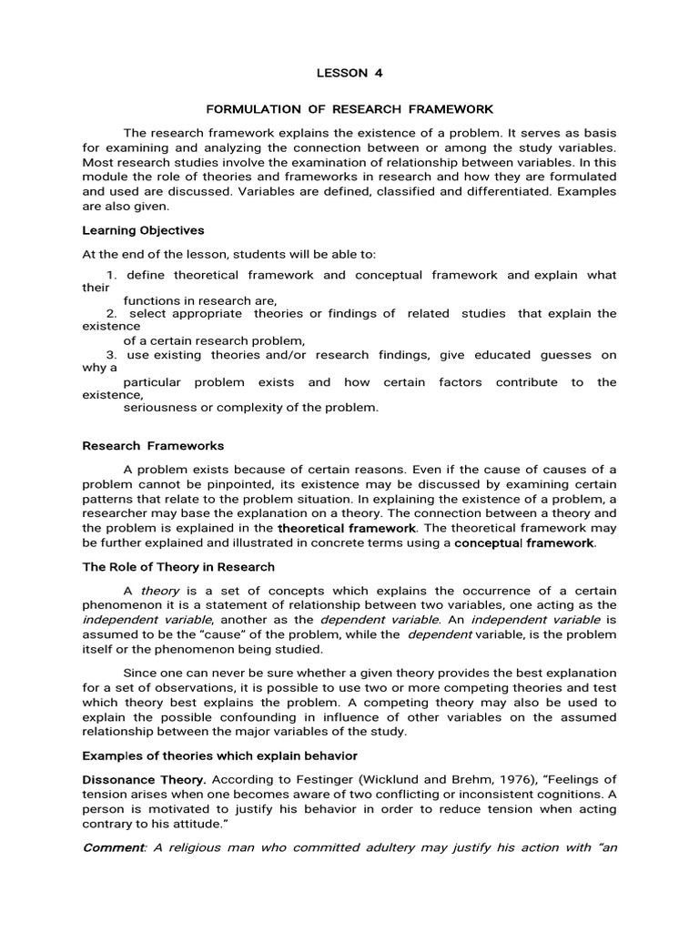Research Lesson 4 5 And 6 Pdf Validity Statistics Experiment