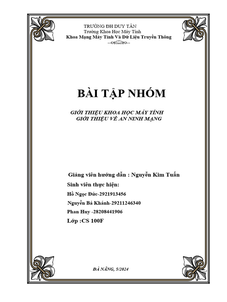 Tai Mau Bia Bao Cao 2021 Mau So 8 | PDF