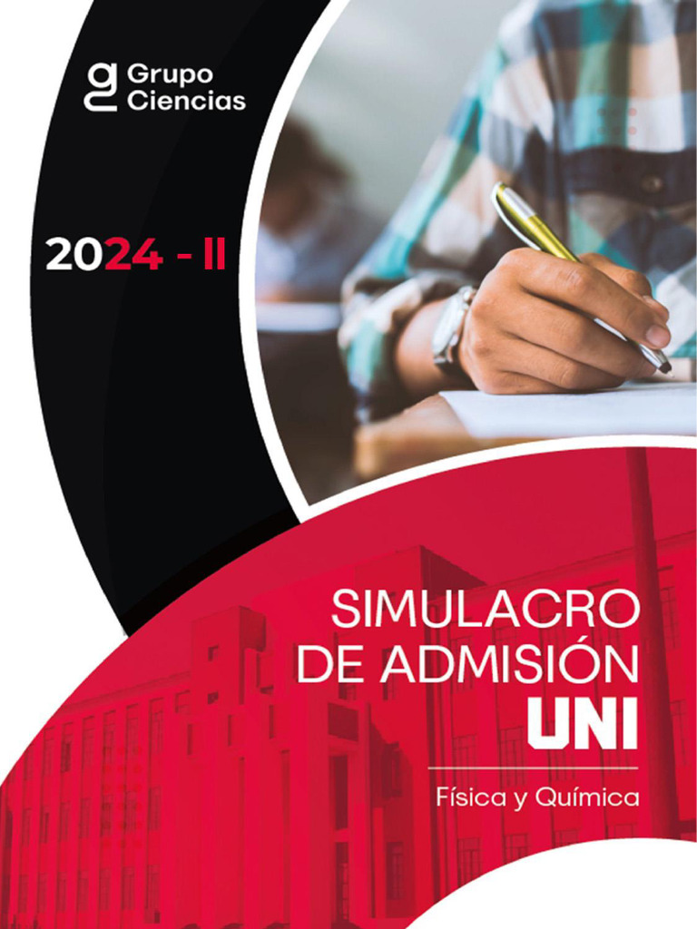 Semestral UNI - 4° Simulacro Tema 07 y 08 - Física y Química | PDF