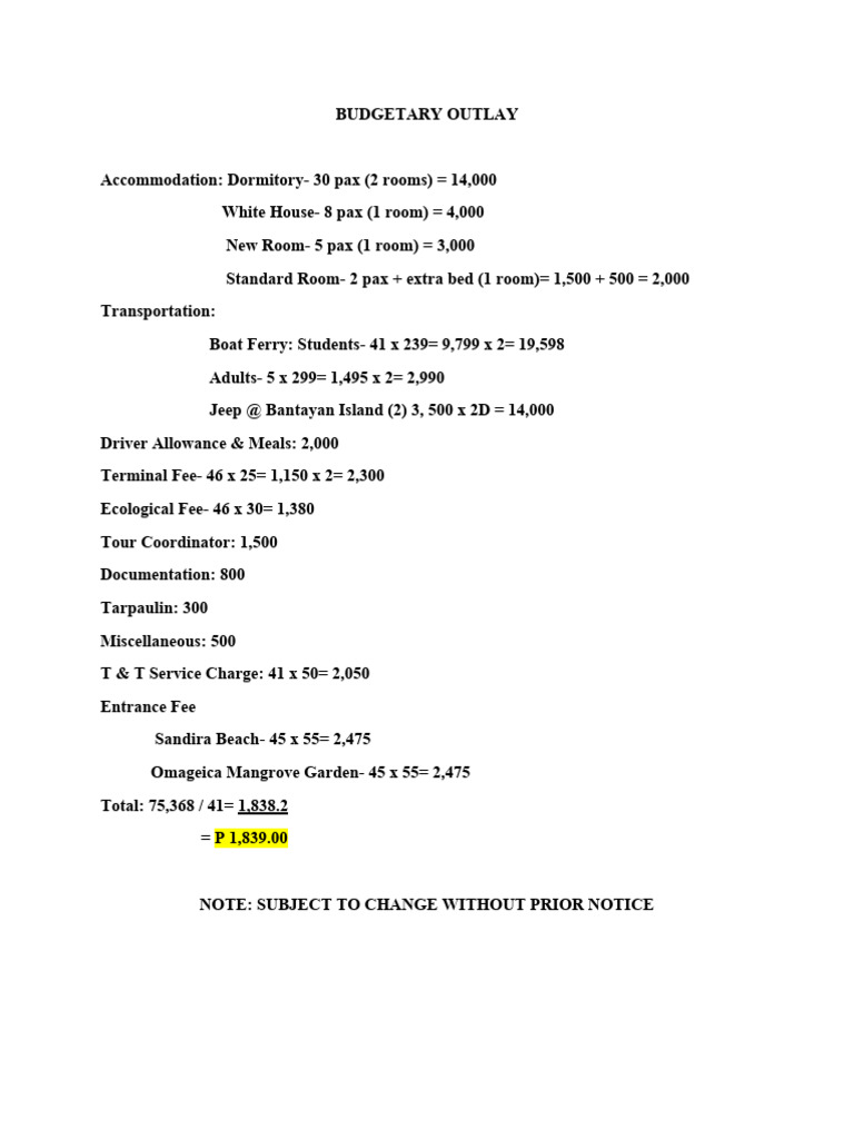 Budgetary Outlay New | PDF