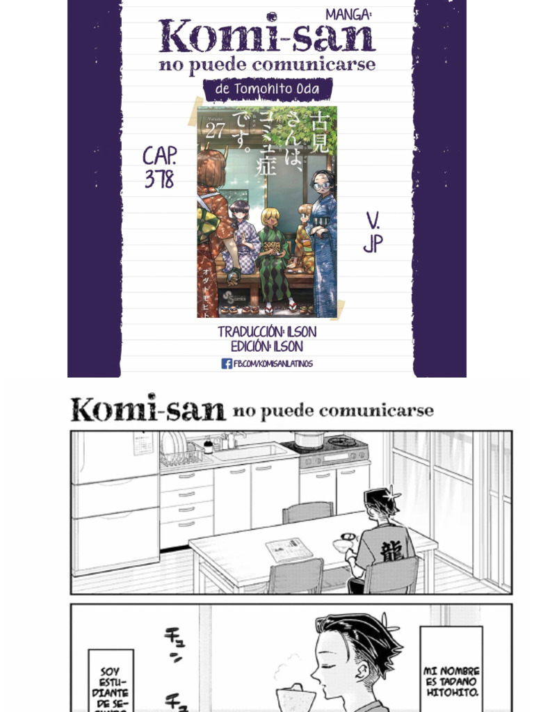 Capítulo 378 381 Komi San Wa Komyushou Desu Pdf