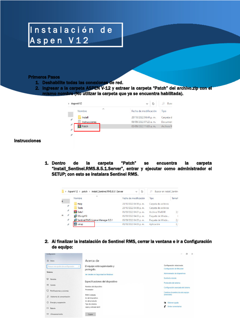Instalación de Aspen V12 y Licencias | PDF | Informática | Arquitectura ...