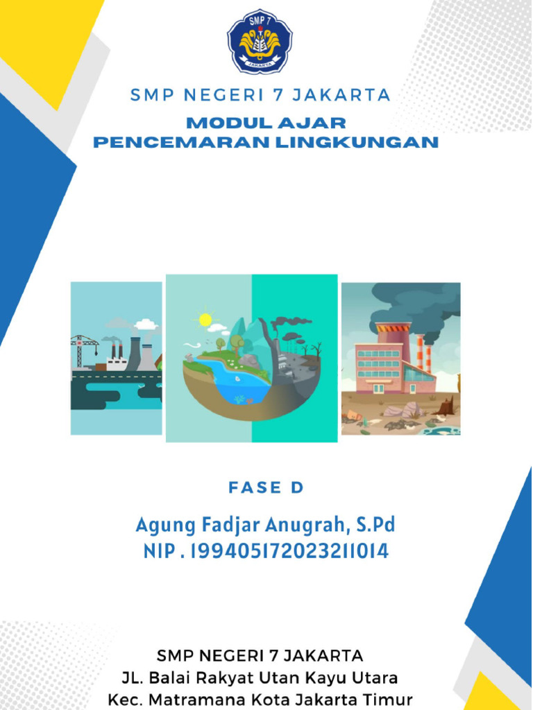 Modul Pencemaran Lingkungan Kelas 7 Fix | PDF | Kesehatan Holistik