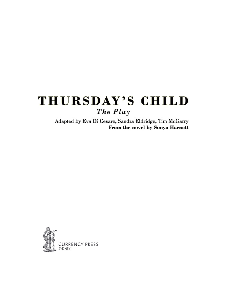Thursday's Child Play Script | PDF