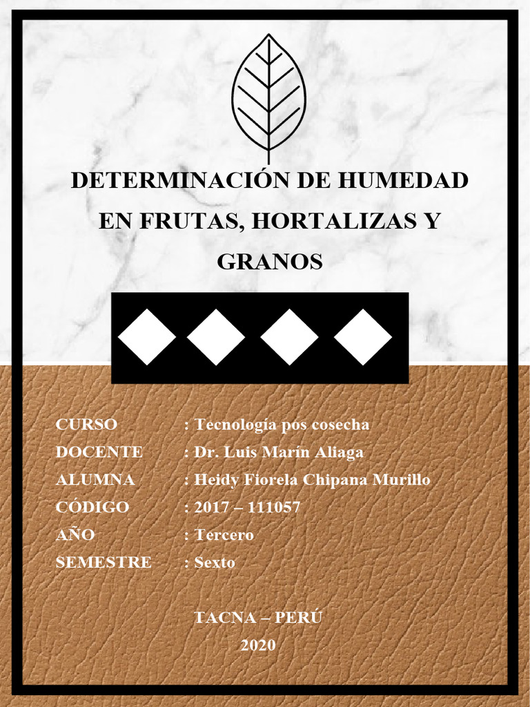 Informe N°1 Poscosecha | PDF | Destilación | Agua