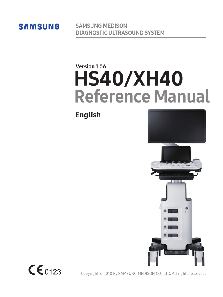 Samsung HS40 - XH40 Reference Manual Ultrasound | Download Free PDF ...