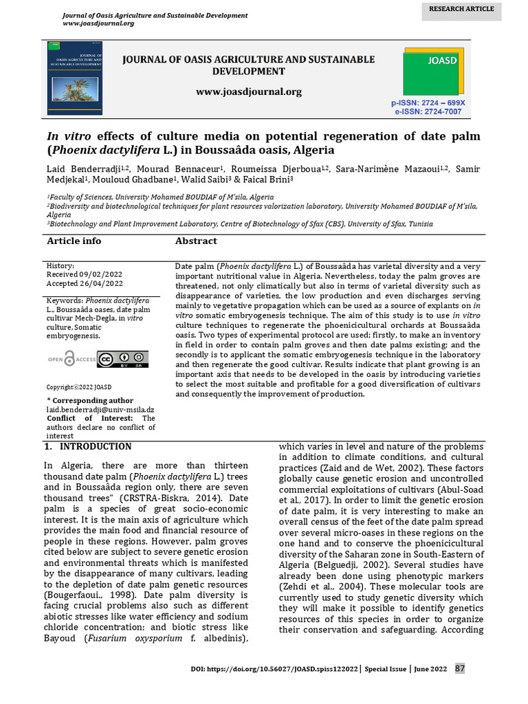In Vitro Effects of Culture Media On Pot | PDF | Biodiversity | Water