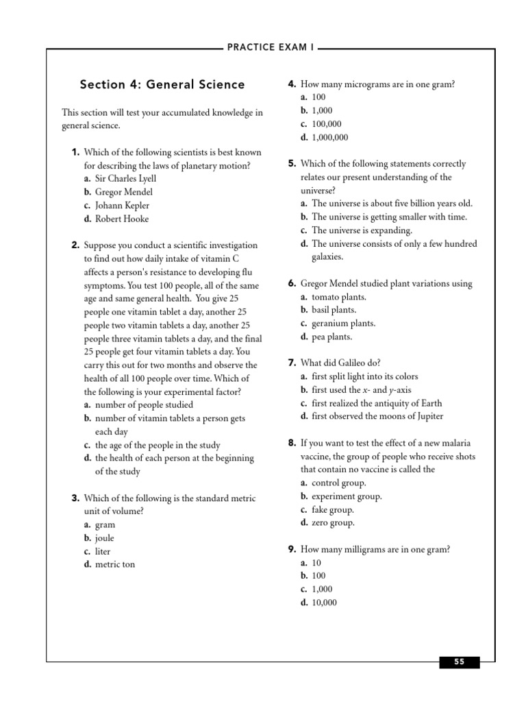 General Science Practice Test | PDF | Neutron | Proton