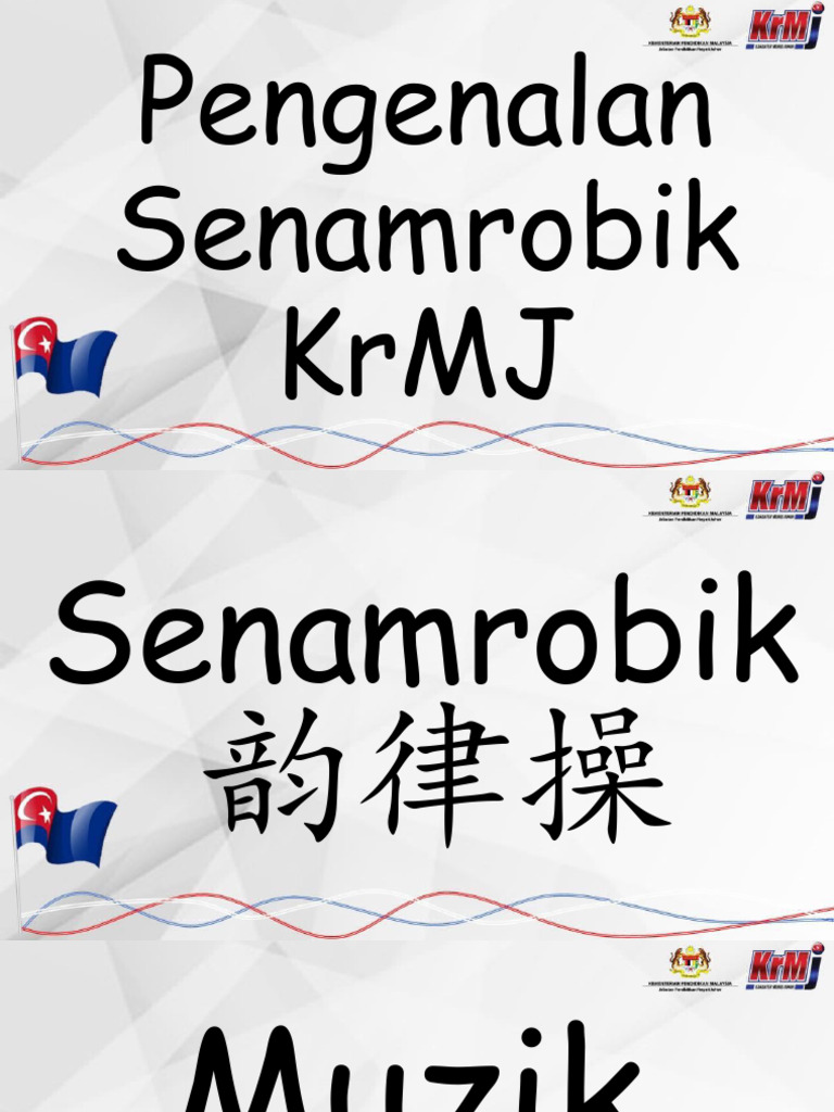 Pengenalan Senamrobik KRMJ | PDF
