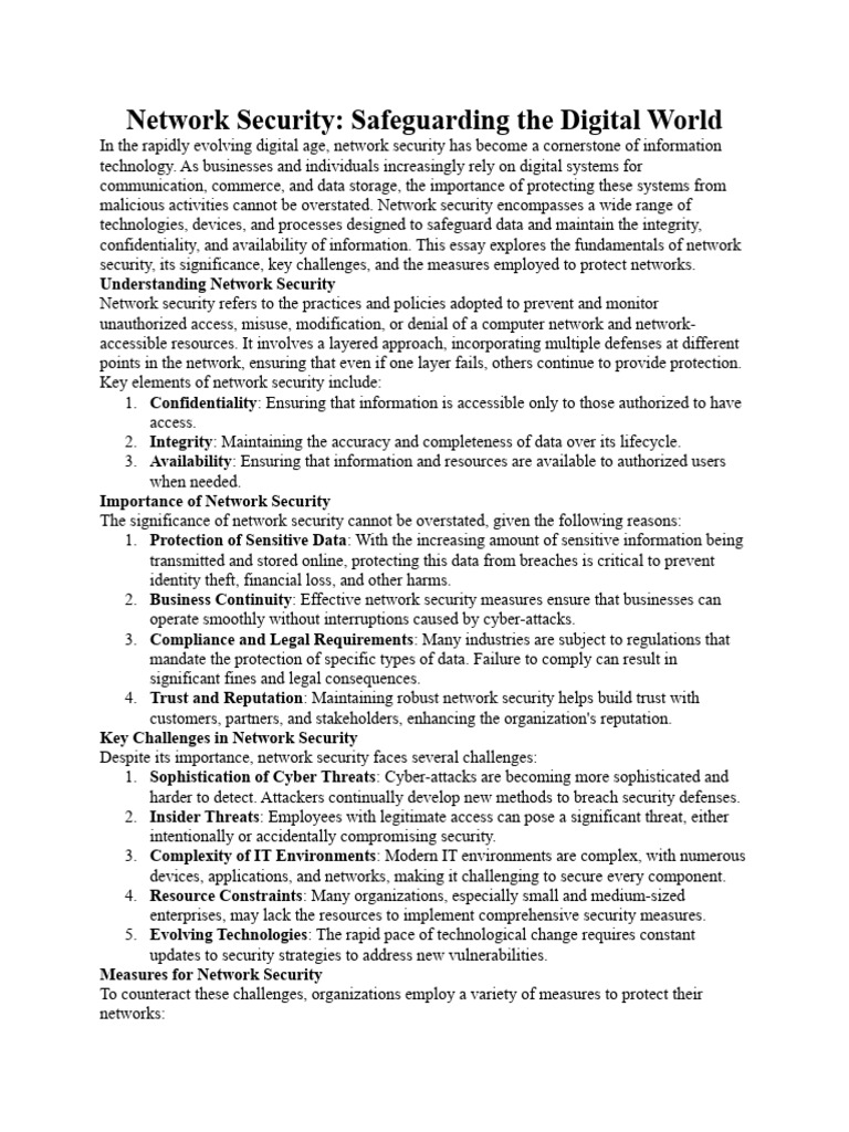 Network Security | PDF | Security | Computer Security Network Security | PDF | Security | Computer Security