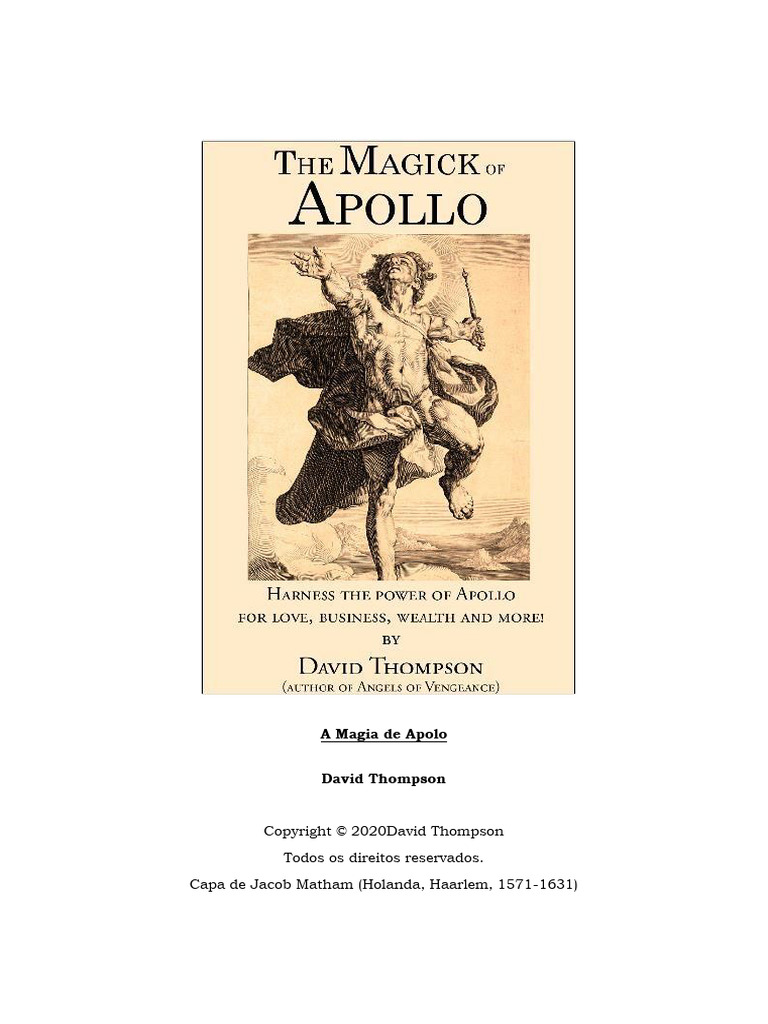 David Thompson - Magia de Apolo (2020) | PDF | Apolo | Amor