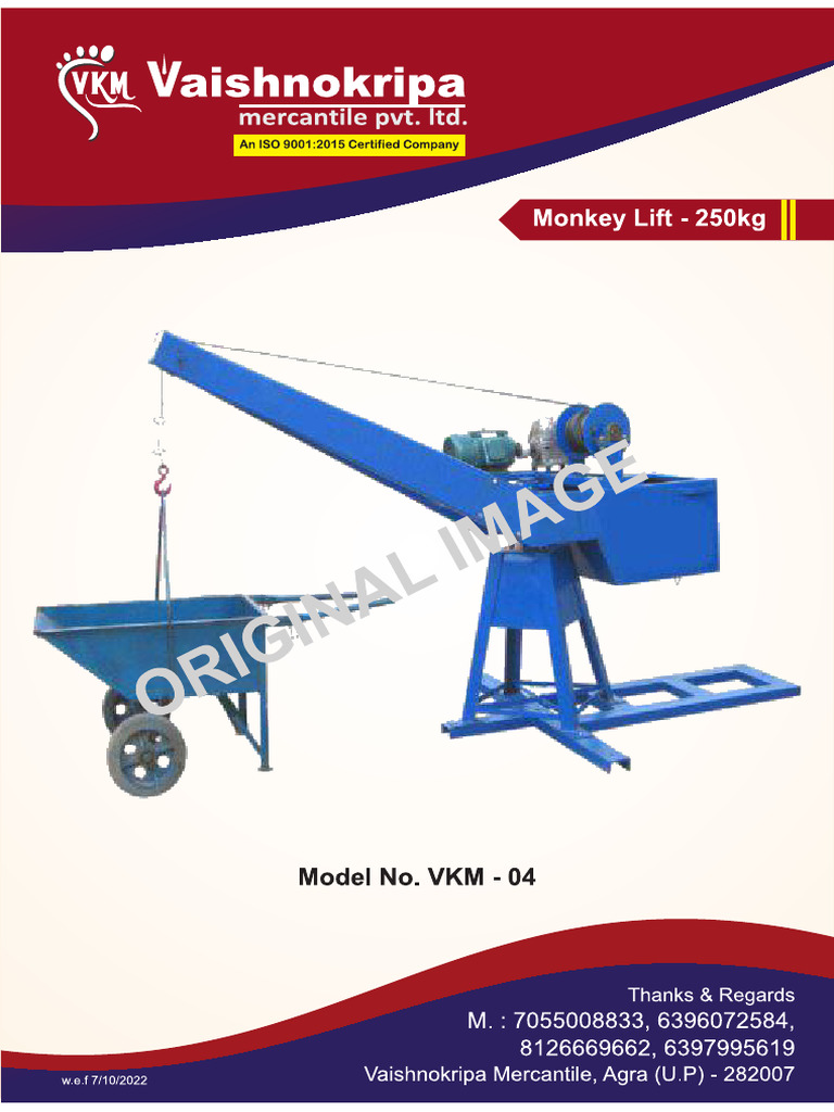 Monkey Lift (VKM 04) | PDF