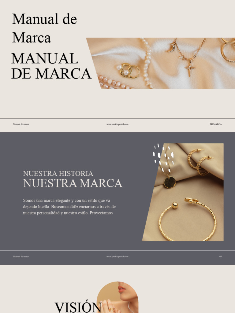 Manual de Marca Elegante Minimal Colores Neutros | PDF