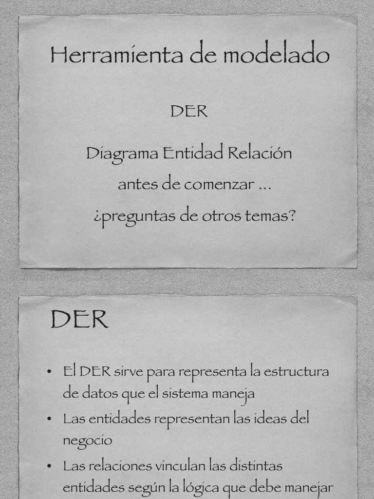 Guía sobre Diagrama Entidad Relación | PDF | Informática
