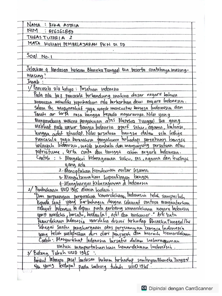 Tugas Tutorial 2 PKN Rika Astria 856262893 | PDF