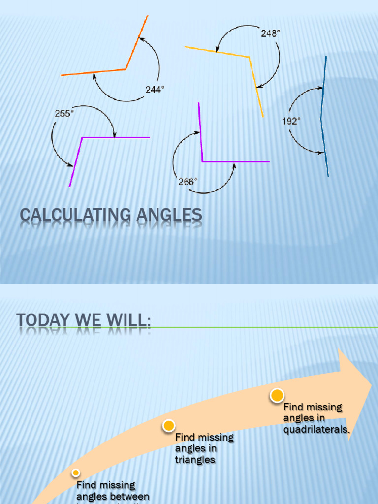 Measuring Missing Angles in Geometry | PDF | Geometry | Euclidean Geometry