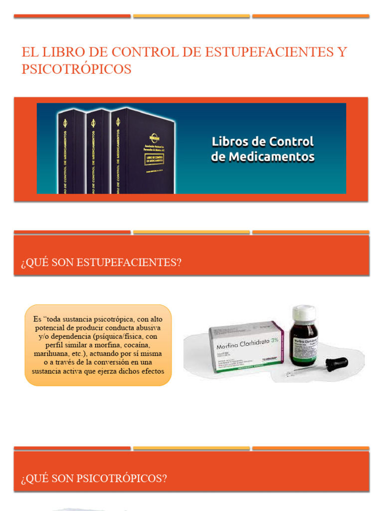 Control de Estupefacientes y Psicofármacos | PDF