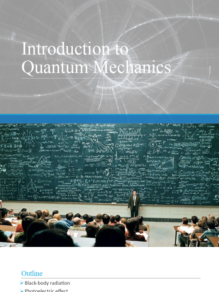 Intro To Quantum Mechanics | PDF | Photoelectric Effect | Energy Level