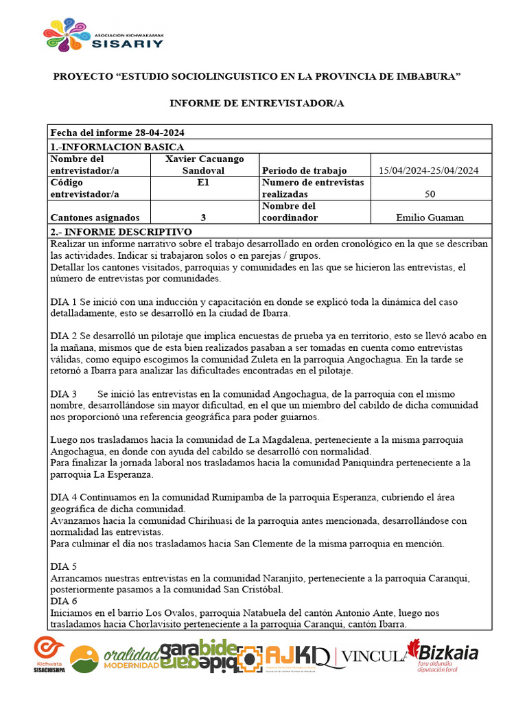 Formato de Informe | PDF