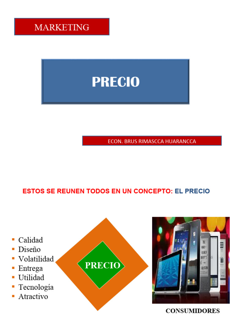 Precio Marketing | PDF | Precios | Al por menor