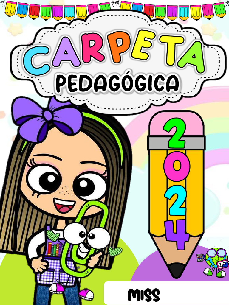 Carpeta Pedagógica 2024 | PDF | Salón de clases | Pedagogía