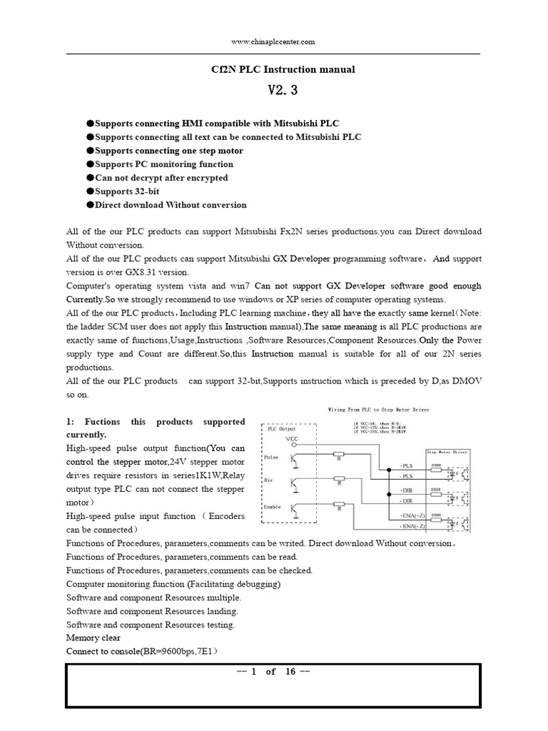 Manual Do Clp Pdf Programmable Logic Controller Integer Computer 5199