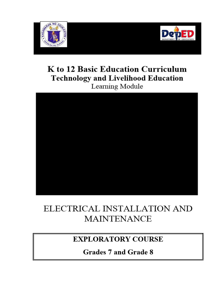 K To 12 Electrical Learning Module-2-1 | PDF | Electrical Connector ...