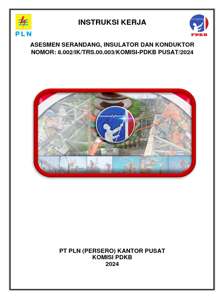 Instruksi Kerja PDKB TT/TET 2024 | PDF