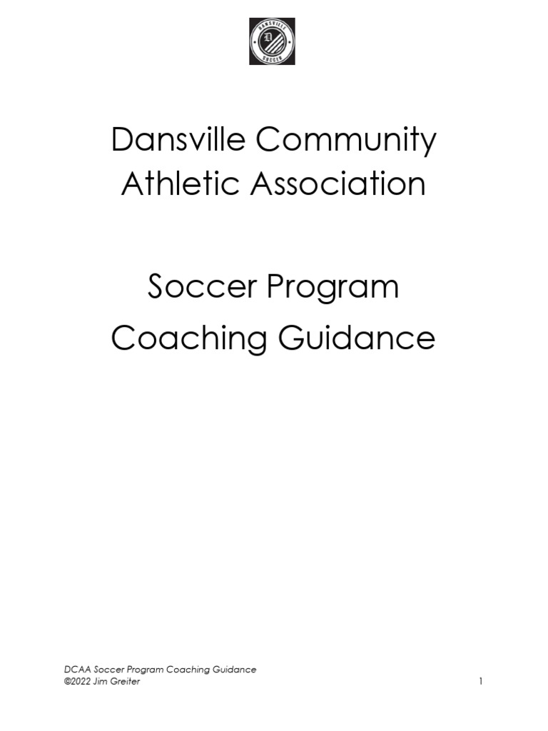Coaching Guide for DCAA Volunteers | PDF