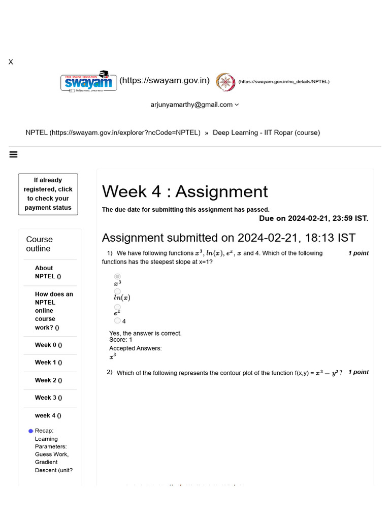 Deep Learning Course Insights - IIT Ropar | PDF | Computational Neuroscience | Machine Learning