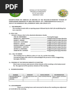 Brgy Assembly Program | PDF