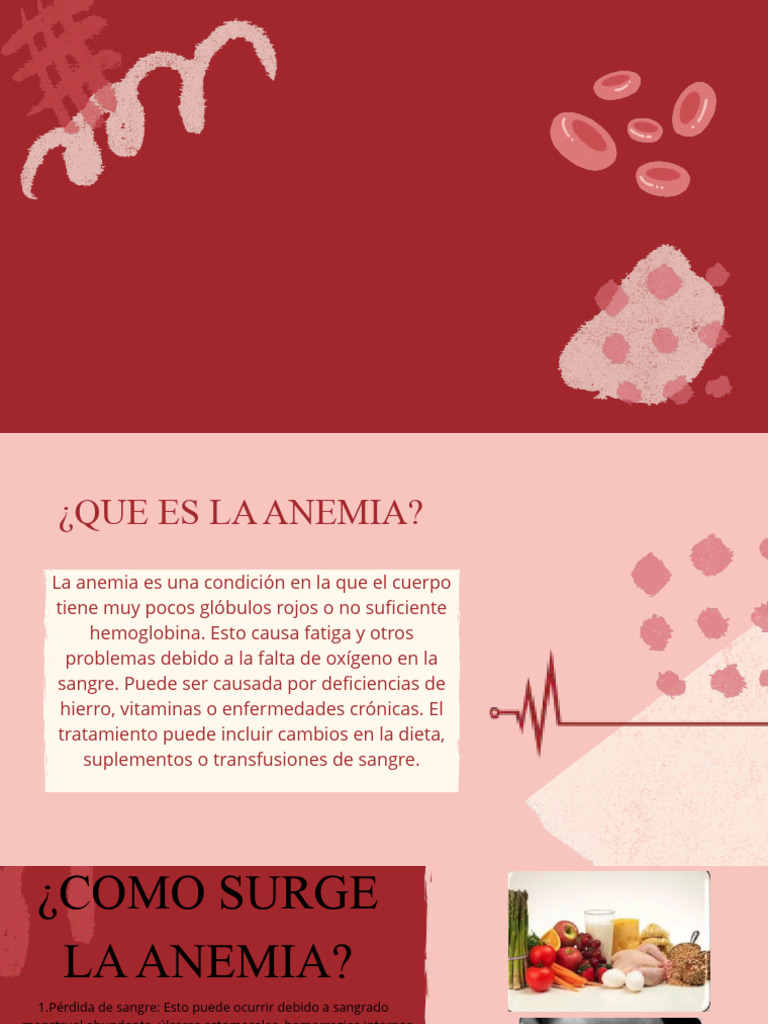 LA ANEMIA | PDF | Anemia | Dieta